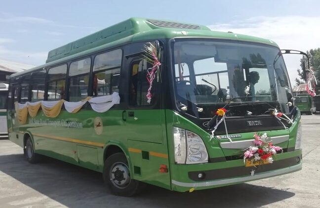 Tata Motors delivered 40 Electric buses to Jammu & Kashmir State Road ...